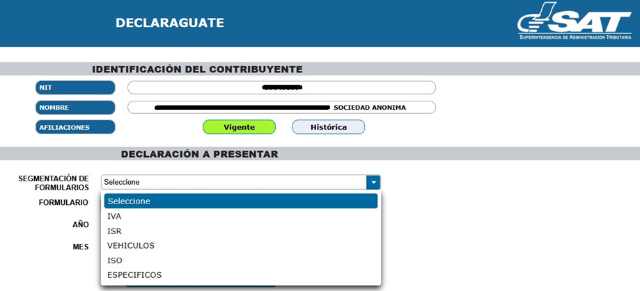 Guardar y Salir en Formularios Declaraguate - Anuncios y Notificaciones ...