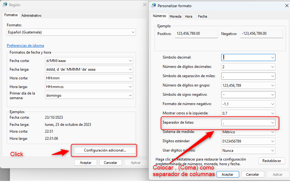 Error de formato de fecha (configuración regional) - Diamante Contador - Preguntas Diamante Contador